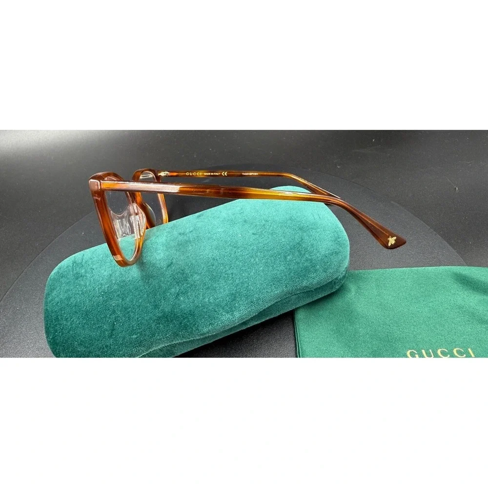 Gucci | Accessories | Gucci Gg 026o 006 Havana Brown Eyeglasses | Poshmark